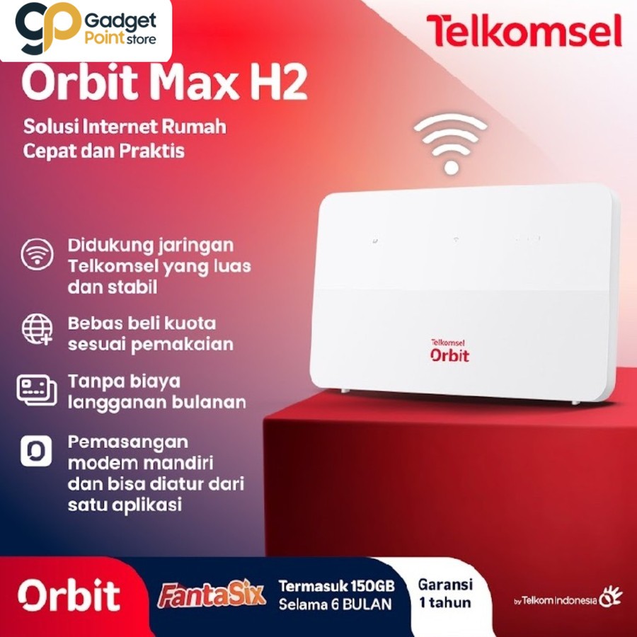 Jual Modem Router Wifi Telkomsel Orbit Max H2 Huawei B636 High Speed ...
