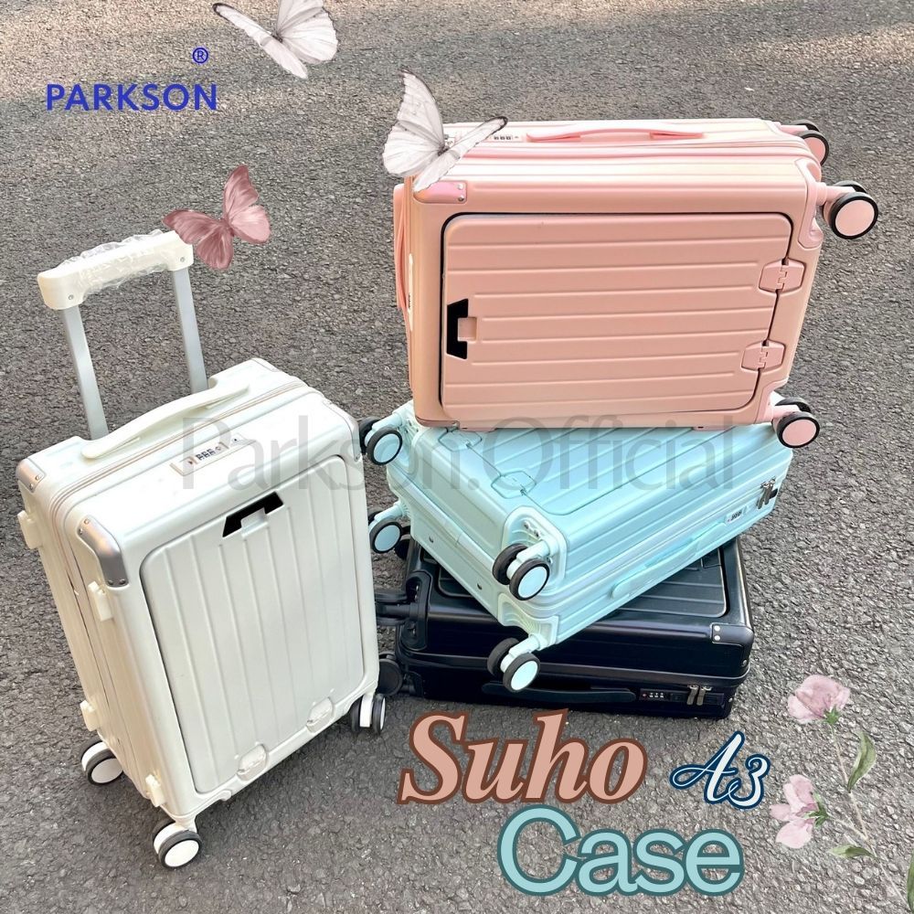 Jual Koper Travel Suho koper laptop 20inch size cabin zipper A3 ...