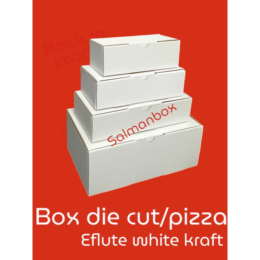 Jual BOX PACKING PUTIH/BOX DIECUT PUTIH/BOX DIE CUT PUTIH/BOX PIZZA ...