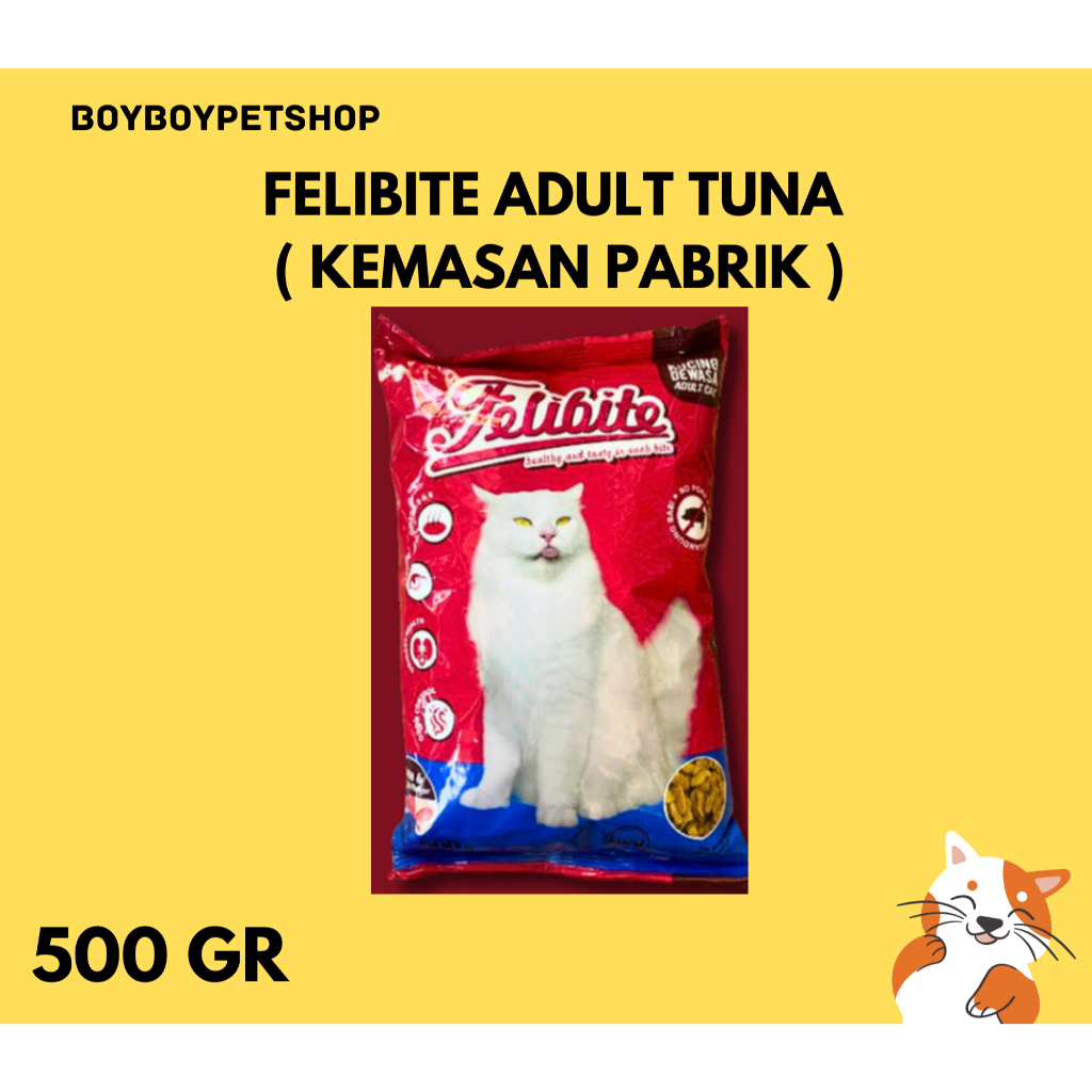 Jual FELIBITE ADULT TUNA CHICKEN 500GR | Shopee Indonesia