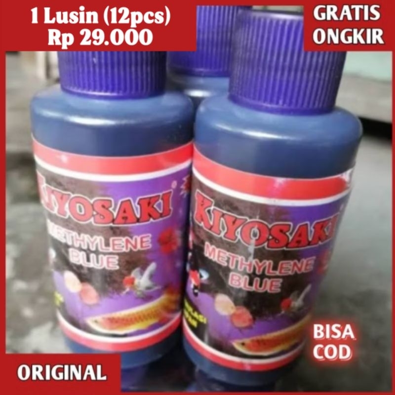 Jual Methylene Blue Obat Biru Ikan 100ml - Untuk Semua Jenis Ikan | Shopee Indonesia