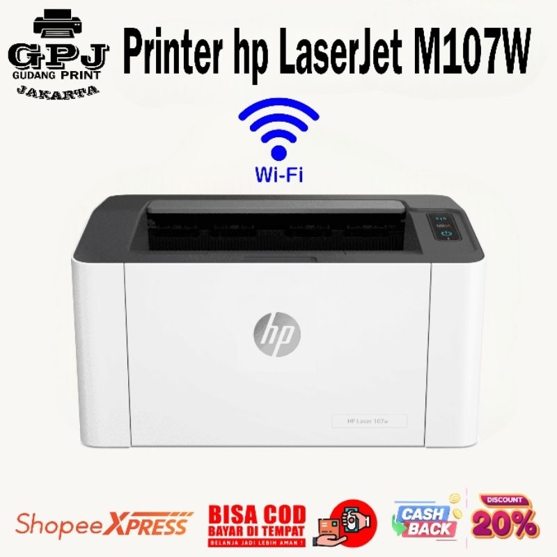 Jual Printer Hp LaserJet pro M107W wifi second mulus | Shopee Indonesia