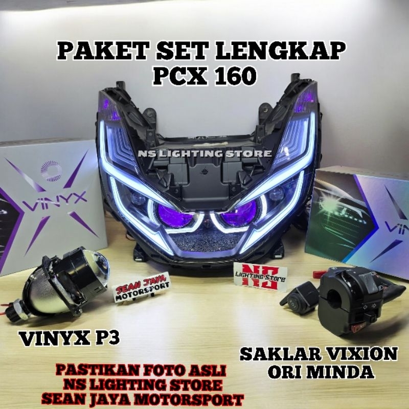 Jual PROJIE PROJECTOR BILED VINYX P3 PCX 160 | Shopee Indonesia