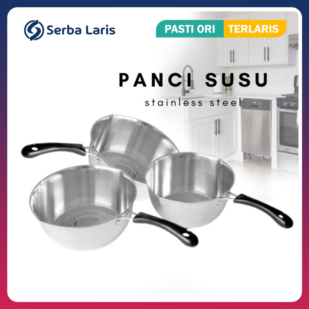 Jual Panci Susu Milk Pot 16cm. Panci susu Stainless Steel panci rebus ...