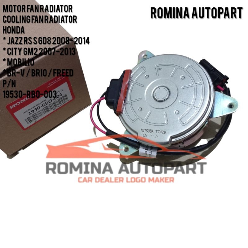 Jual MOTOR FAN RADIATOR HONDA MOBILIO BRIO BRV FREED ORIGINAL 1PC | Shopee Indonesia