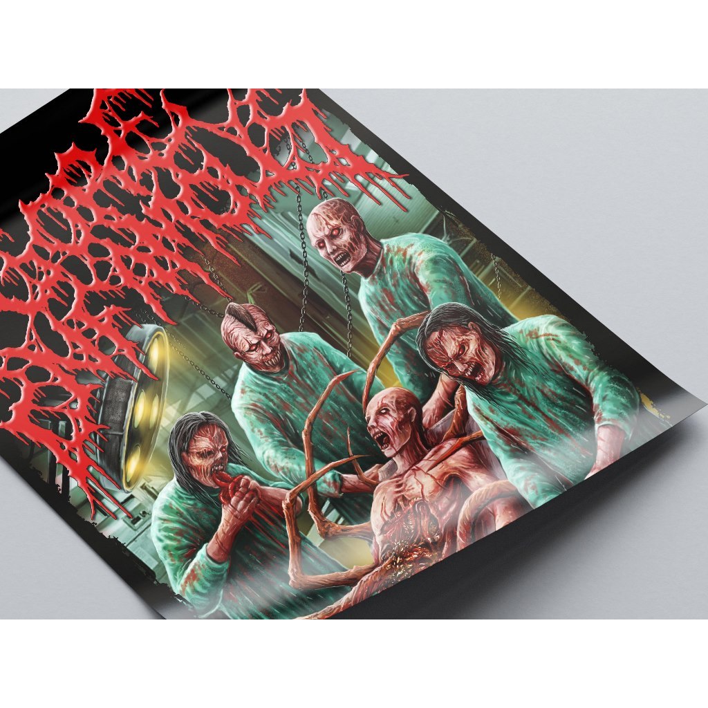 Jual POSTER GORE INFAMOUS - SURGICALLY WORMS CONSUME. POSTER UKURAN A+ ...