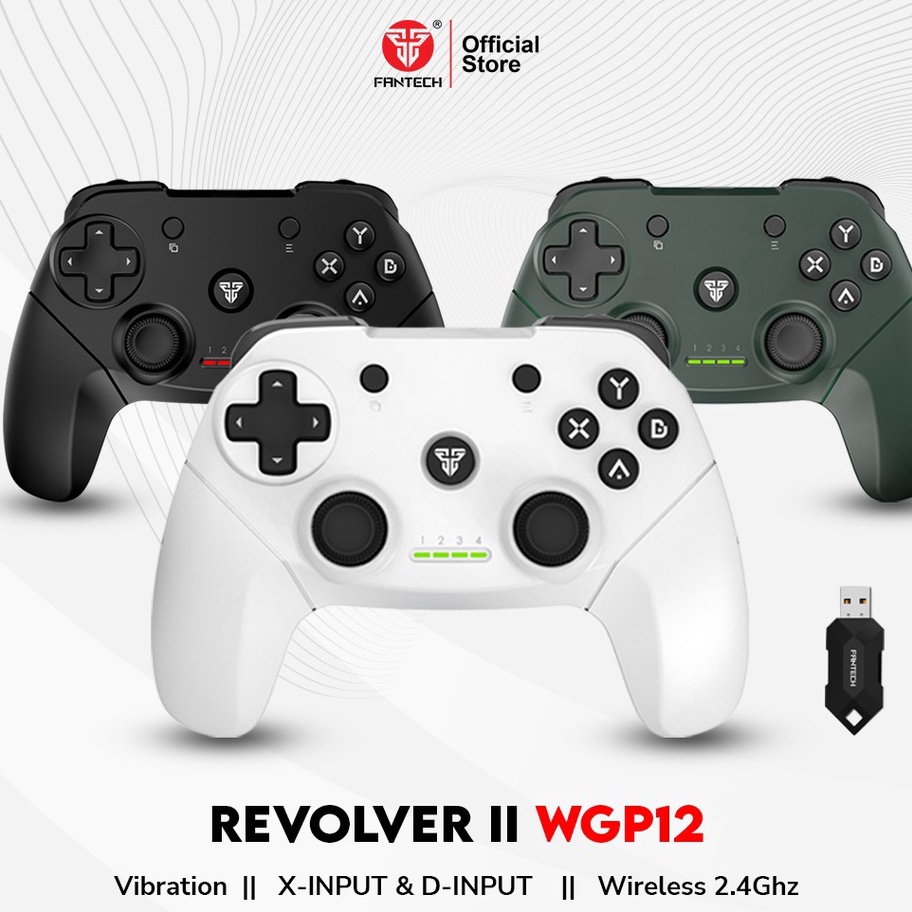 Jual Fantech REVOLVER II WGP12 Wireless Gaming Controller Gamepad USB ...