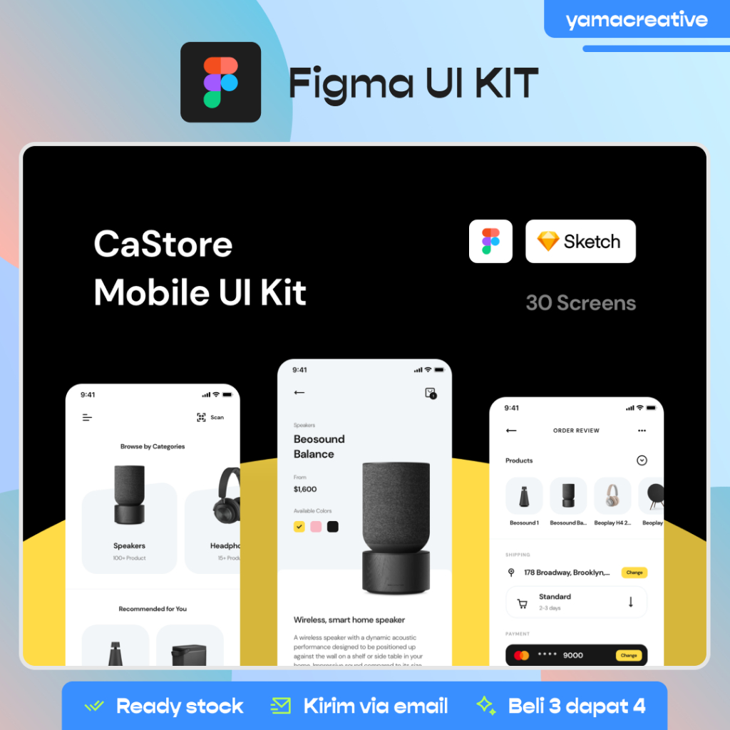 Jual Home Product Market - Premium Figma UI Kit | Shopee Indonesia