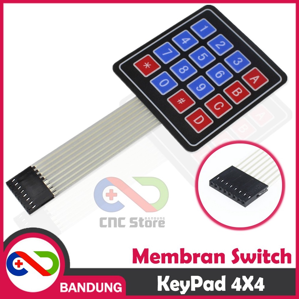 Jual KEYPAD 4X4 MATRIX ARRAY 16 KEY MEMBRANE MEMBRAN SWITCH KEYPAD ... Jual KEYPAD 4X4 MATRIX ARRAY 16 KEY MEMBRANE MEMBRAN SWITCH KEYPAD ...