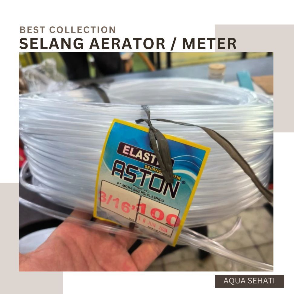 Jual selang aerator 3/16 inch selang oksigen gelembung per meter ...