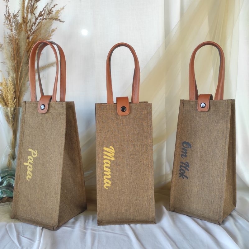 Jual Tas Tumbler Botol Denim 800 ml 10x10x25 cm | Shopee Indonesia