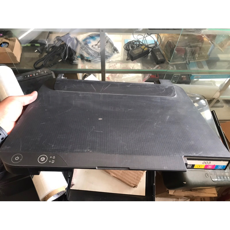 Jual cover atas printer epson L1110 lengkap tombol panel | Shopee Indonesia