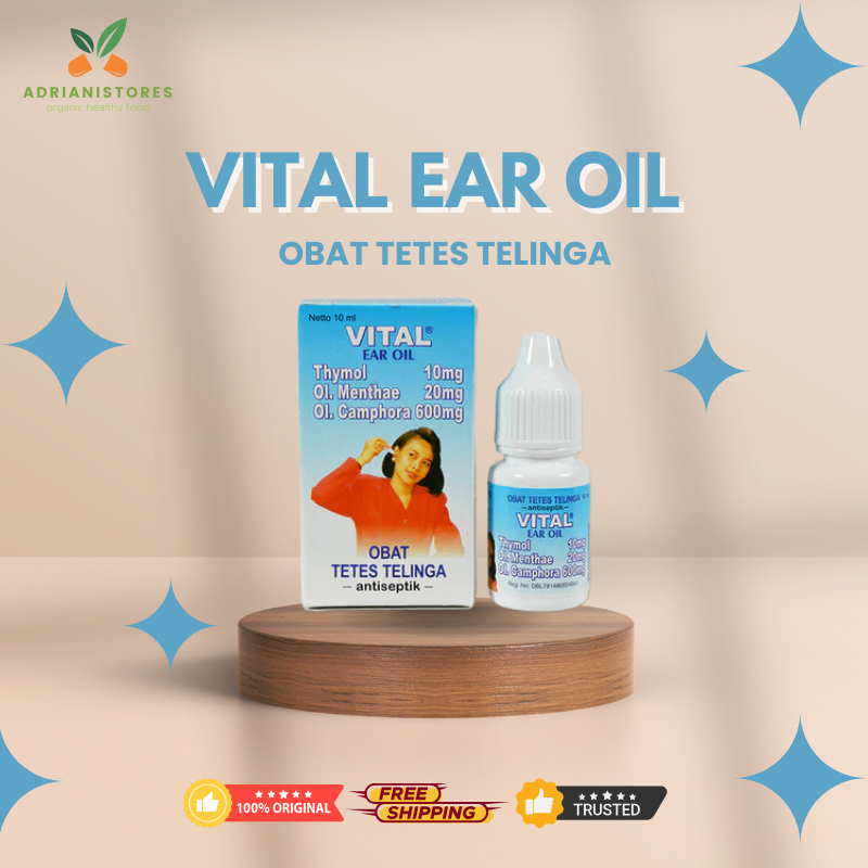 Jual Vital Ear Oil Original / Obat Tetes Telinga Gatal dan Infeksi ...