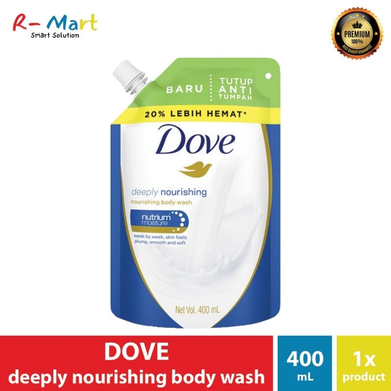 Jual DOVE DEEPLY NOURISHING BODY WASH NUTRIUM MOISTURE 400 ML | Shopee ...