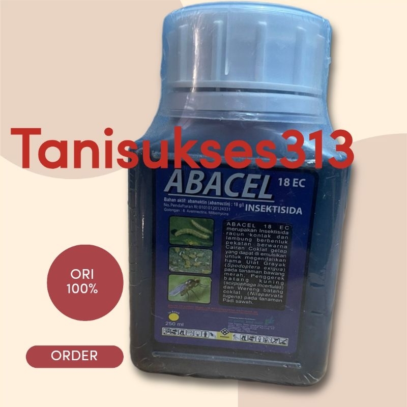 Jual Insektisida abacel 250ml obat hama kutu dan ulat Abacel 18ec 250ml ...