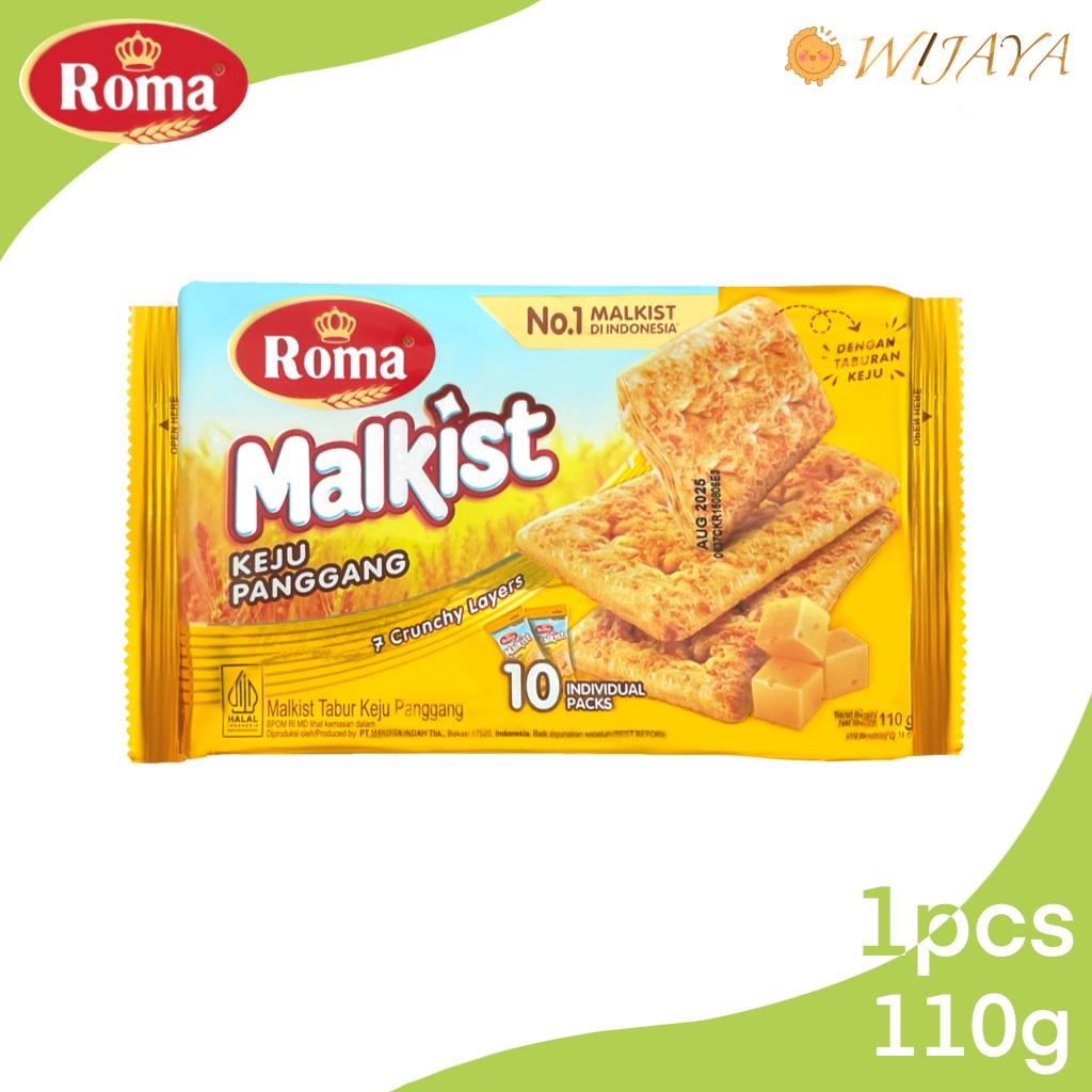 Jual Roma malkist / Malkis Tabur Keju Panggang / 110g | Shopee Indonesia