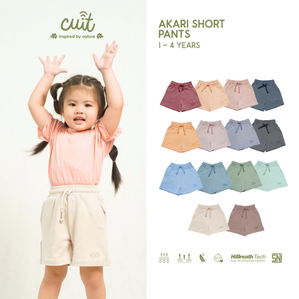 Jual CUIT Celana Pendek Anak Unisex Akari Short Pants | Shopee Indonesia