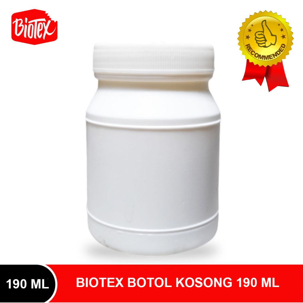 Jual Biotex Botol Kosong HDPE 190 Ml | Shopee Indonesia