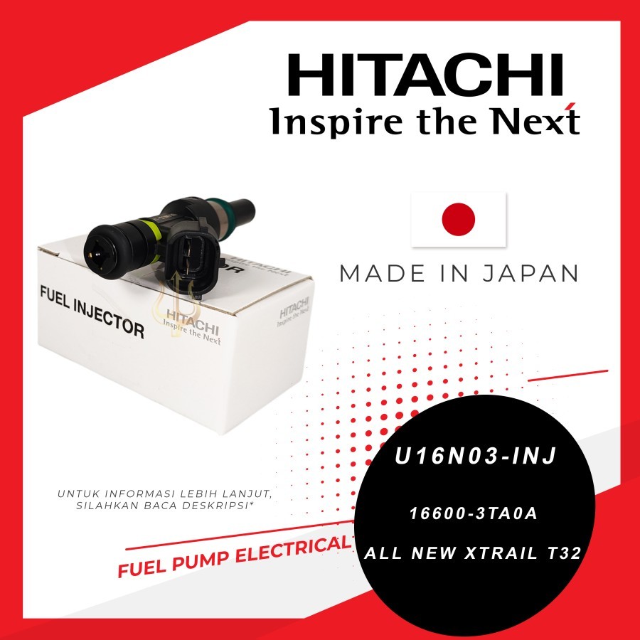 Jual Fuel Injector NISSAN All New Xtrail T32 Made In japan Hitachi ...