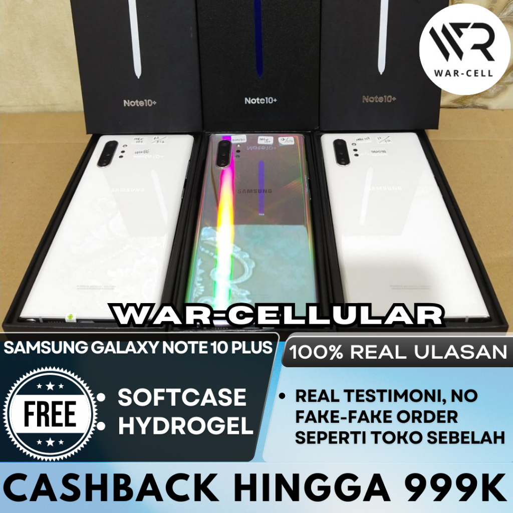 Jual SEIN Samsung Galaxy Note 10 Plus 12/512GB 12/256GB Second Resmi | Shopee Indonesia