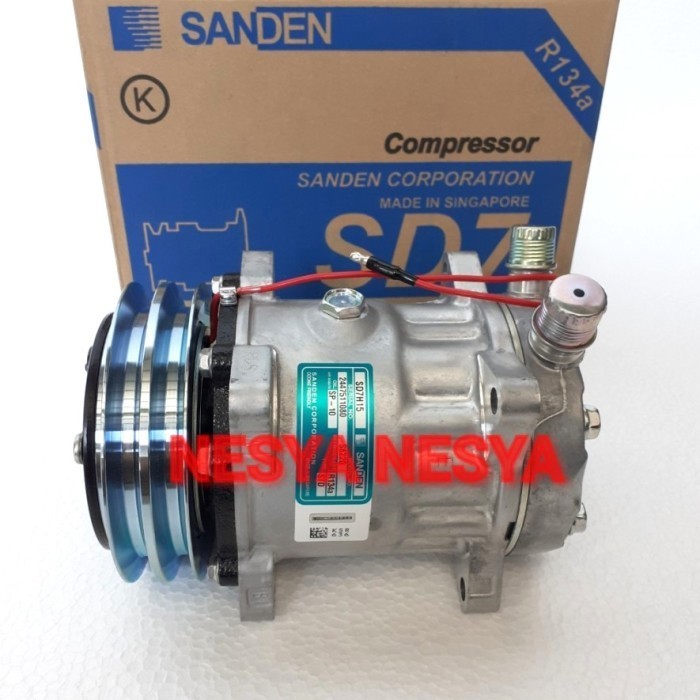 Jual Compressor Compresor Kompressor Kompresor AC SANDEN SD7H15 untuk Alat Berat Vibro Roller ...