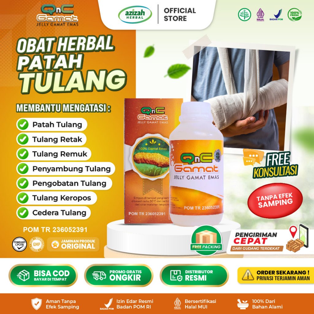 Jual Obat Patah Tulang Retak Remuk Penyambung Perakat Tulang Penguat ...