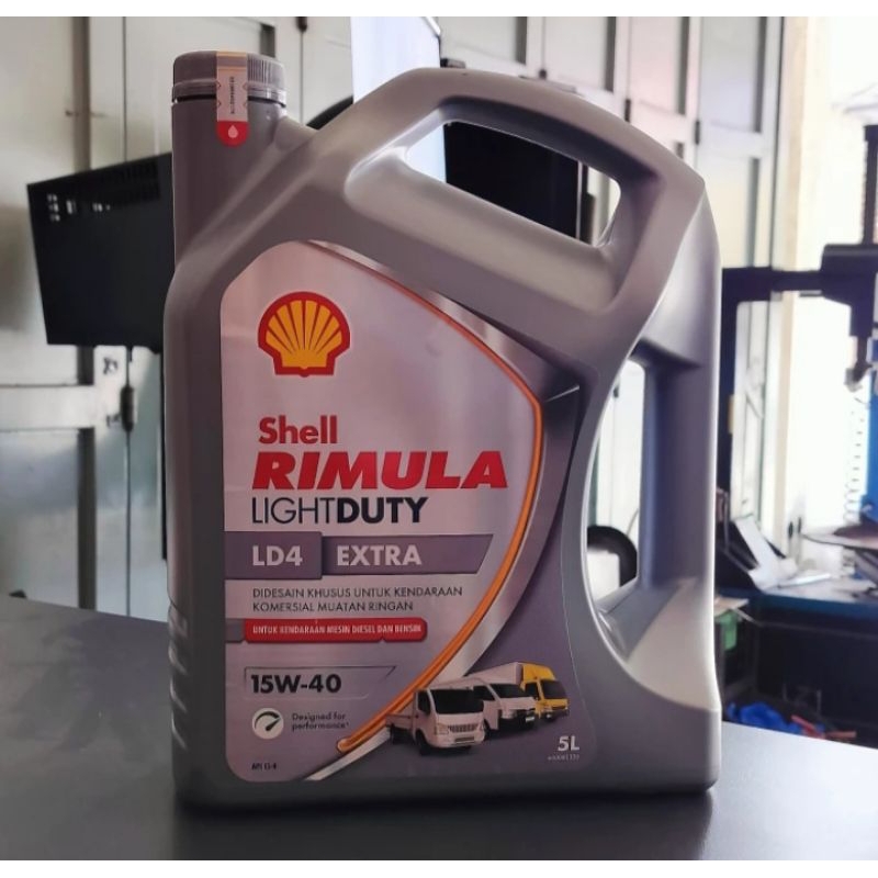 Jual Oli mesin diesel mobil Shell Rimula LD kemasan 5 ltr Asli Original ...