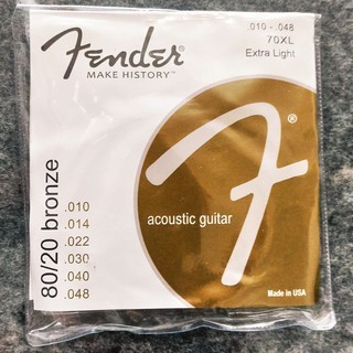 Jual Senar Gitar Akustik Fender 70XL Full Set isi 6 | Shopee Indonesia