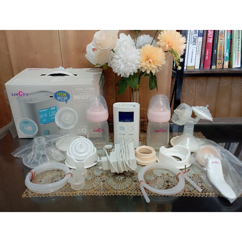 Jual Pompa Asi Spectra 9 plus/ Spectra 9+ Preloved FULL SET Double Pump ...