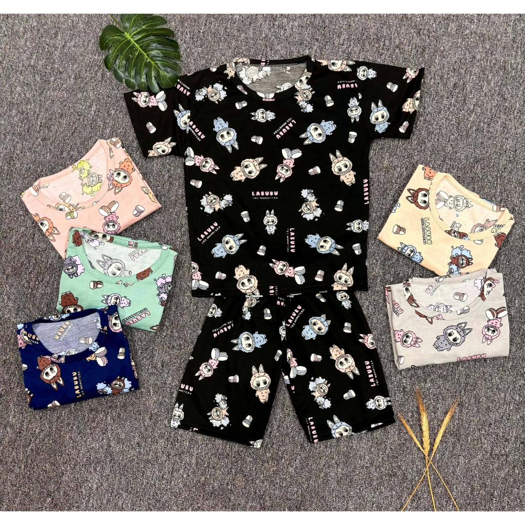 Jual BAJU SETELAN ANAK LABUBU FULL PRINT UNTUK ANAK 6 BULAN SAMPAI 10 ...