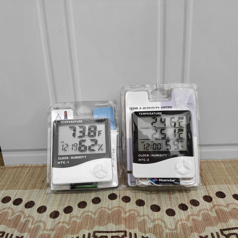 Jual Hygrometer Termometer Ruangan Digital / HTC-2 Termomemer Ruangan ...