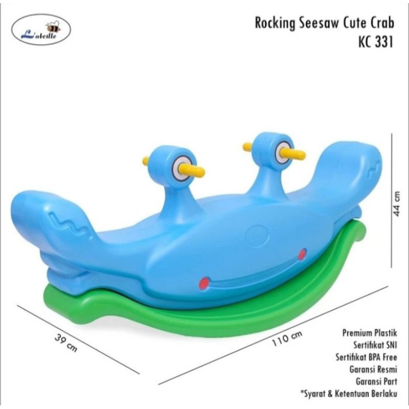 Jual Labeille KC 331 Seesaw Cute Crab | Shopee Indonesia
