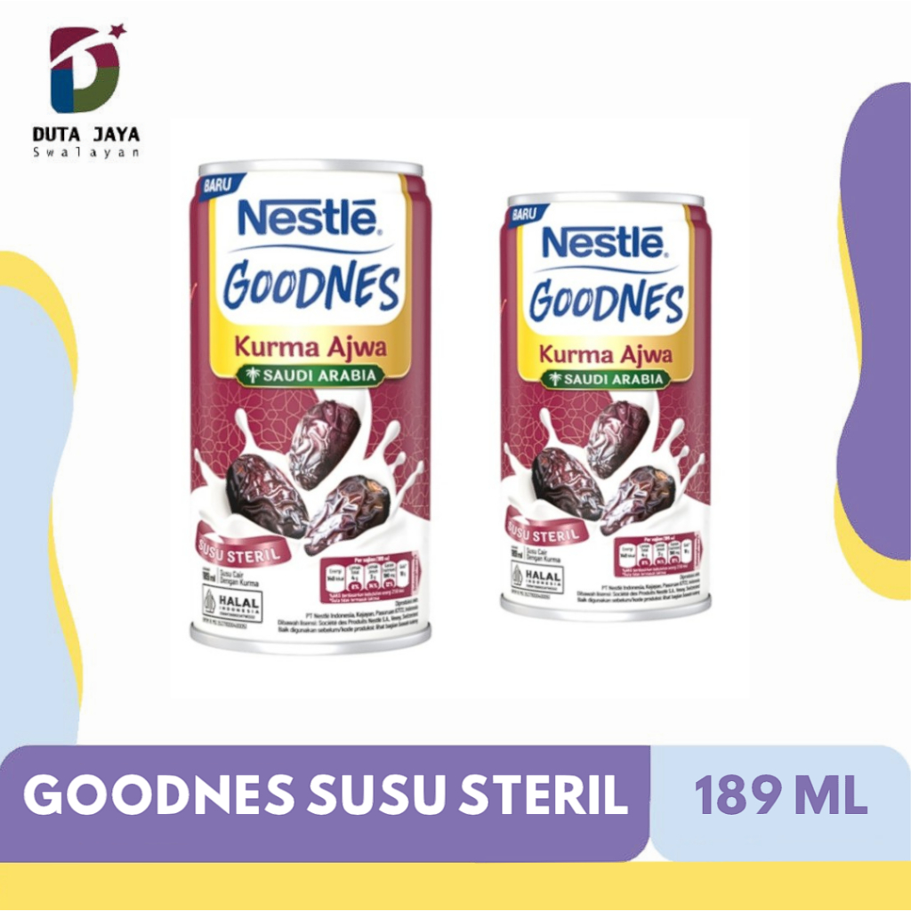 Jual Nestle Goodnes Kurma Ajwa, Kurma Madu Habbatusauda Susu Sapi Steril 189 ML | Shopee Indonesia