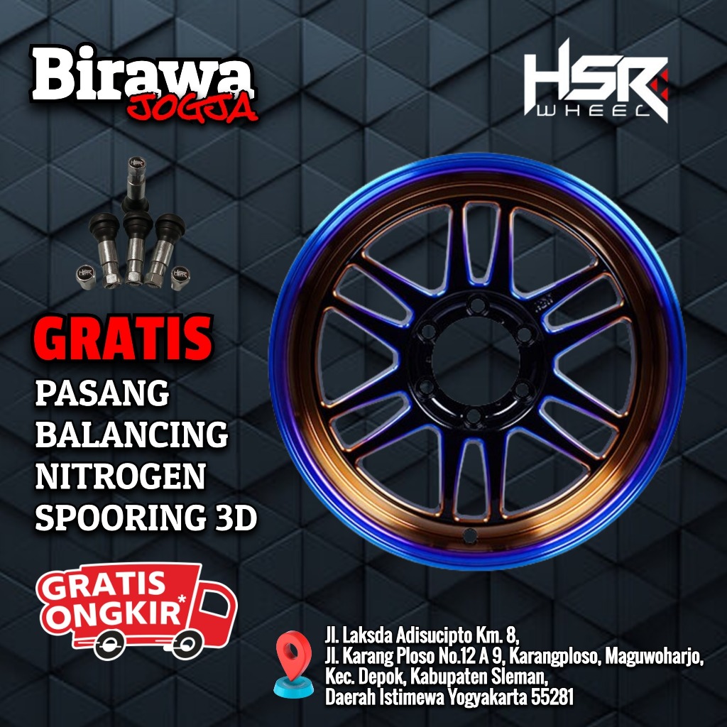 Jual Velg Racing Celong Ring 18 Pcd 6X139,7 Type HSR BLY01 R18 Mobil Pajero Fortuner Hilux ...