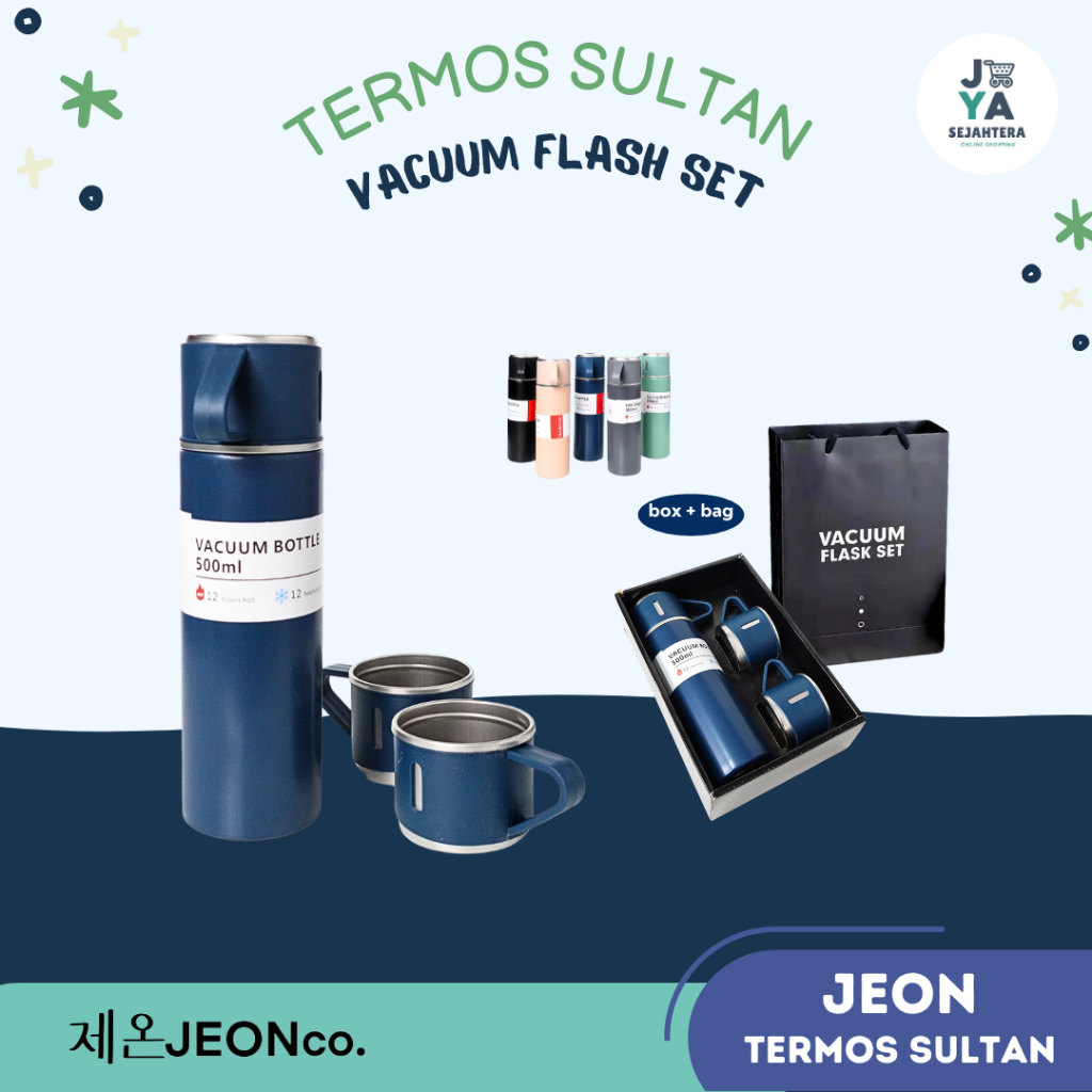 Jual TERMOS SULTAN Vacum Flask Set Hampers Botol Minum Cangkir Premium ...