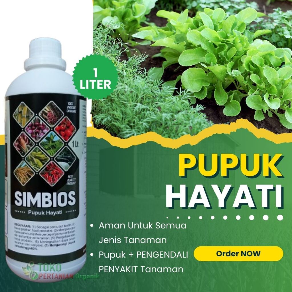 Jual Pupuk cair Hayati 1 Liter Atasi Layu Fusarium, Nutrisi sawit alami terbaik SIMBIOS | Shopee ...