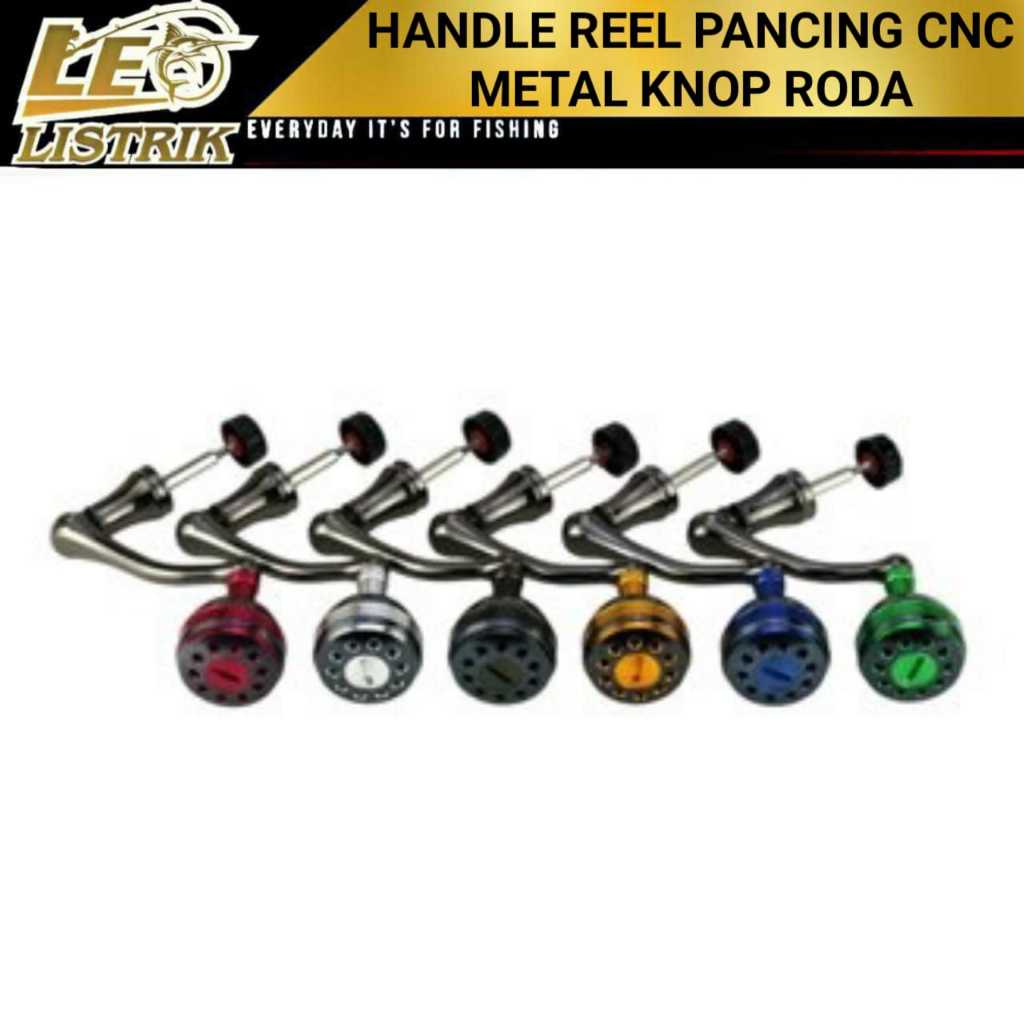 Jual HANDLE REEL PANCING CNC METAL ANTI KARAT KNOP RODA (HDLRD) UKURAN ...