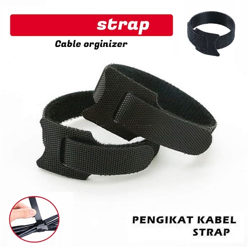 Jual Perekat Kabel Strap Ties Pengikat Serbaguna Tali Organizer Cocok ...