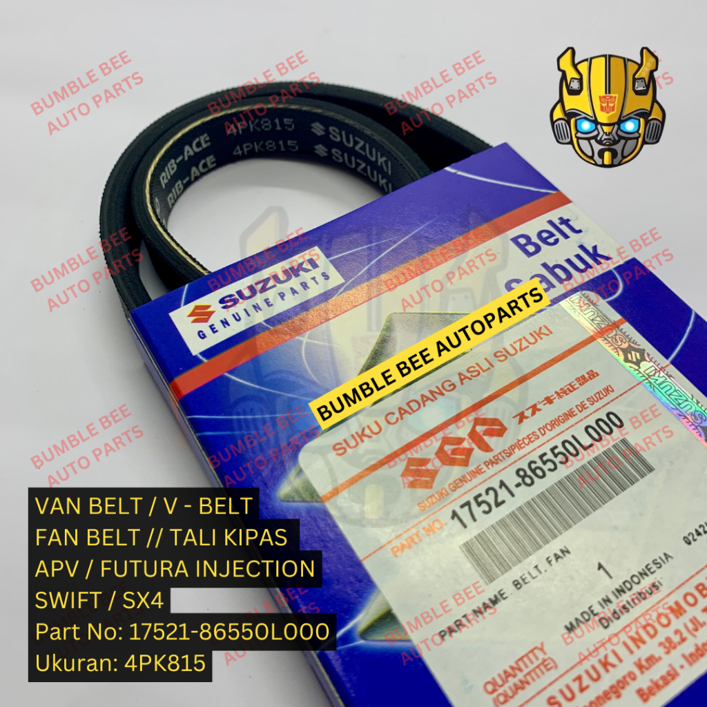 Jual VAN BELT FAN BELT - 4PK815 - APV MEGA CARRY FUTURA VITARA EFI ...