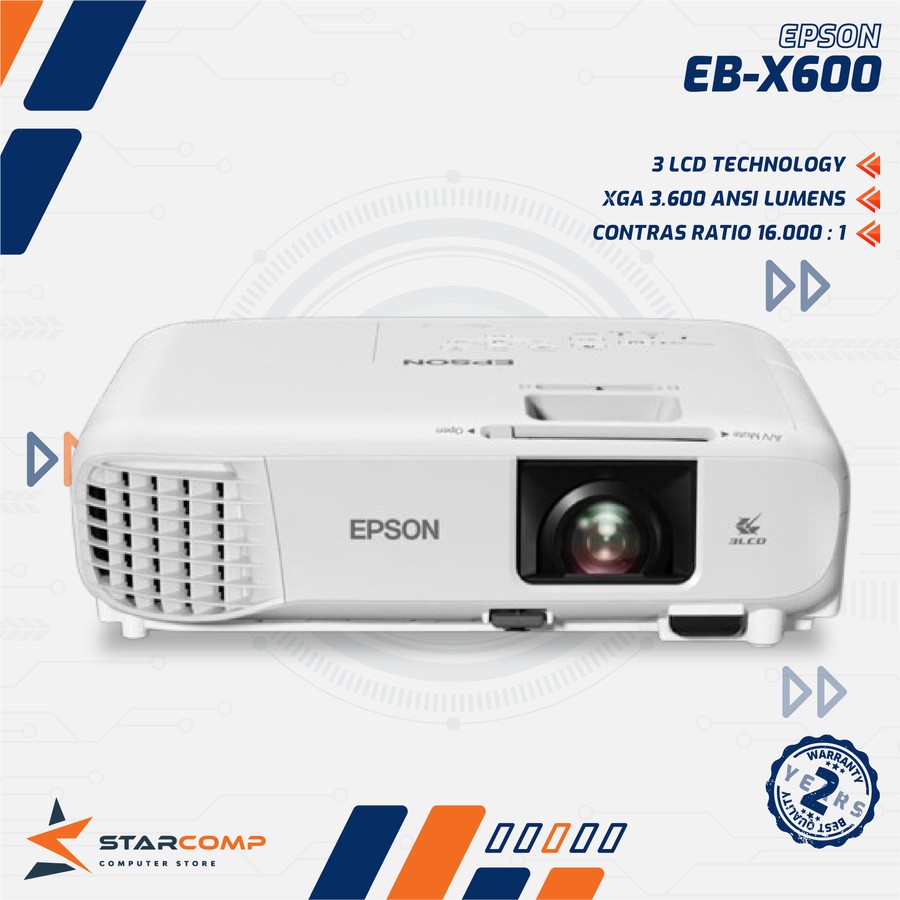 Jual Projector Epson EB-X600 TKDN XGA 3600 lumens HDMI 3LCD Proyektor | Shopee Indonesia