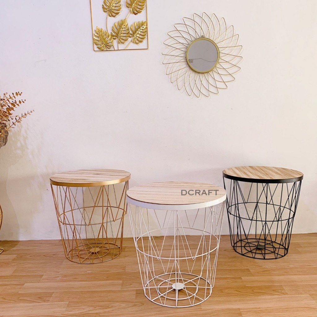 Jual Meja Basket Meja Besi Meja Storage Penyimpanan Meja Tamu Minimalis ...