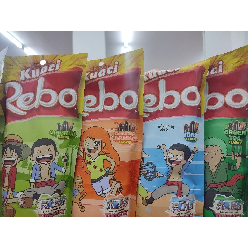 Jual Rebo Kuaci 140gr Varian Baru One Piece | Shopee Indonesia