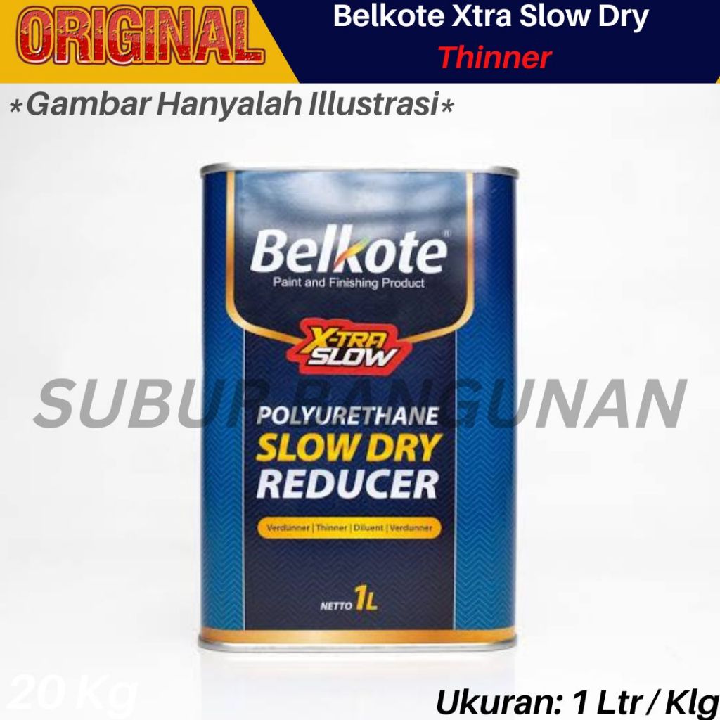 Jual THINNER PU BELKOTE SLOW DRY EXTRA SLOW 1 LITER - PENGENCER CAT DUCO | Shopee Indonesia