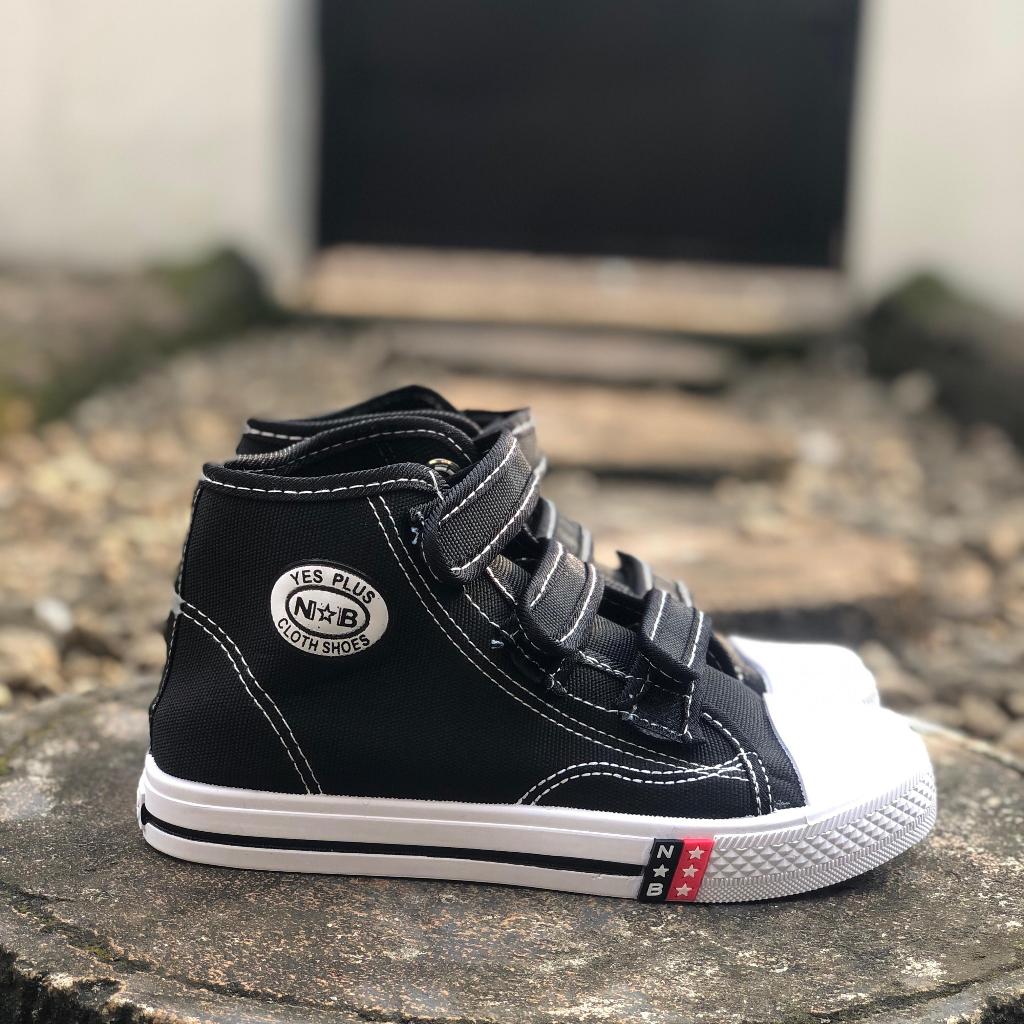 Jual SEPATU ANAK SEKOLAH SD NB MODEL PEPREKAT/VELCRO/TEMPEL | Shopee ...