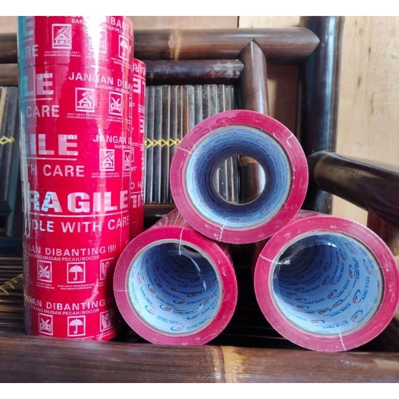 Jual LAKBAN FRAGILE 48X100YARD & 48X72YARD (6PCS) | Shopee Indonesia