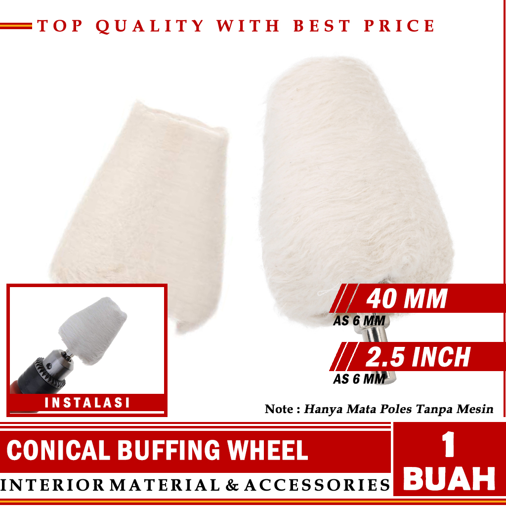 Jual Roda Kain Poles Motor Mobil Velg Bentuk Kerucut Mata Tuner Conical ...