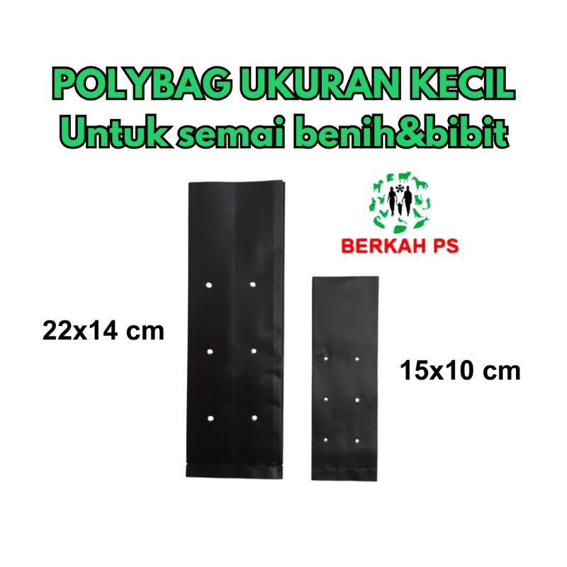 Jual Polybag Ukuran Kecil cocok untuk semai benih, kecambah, bibit, dll ...