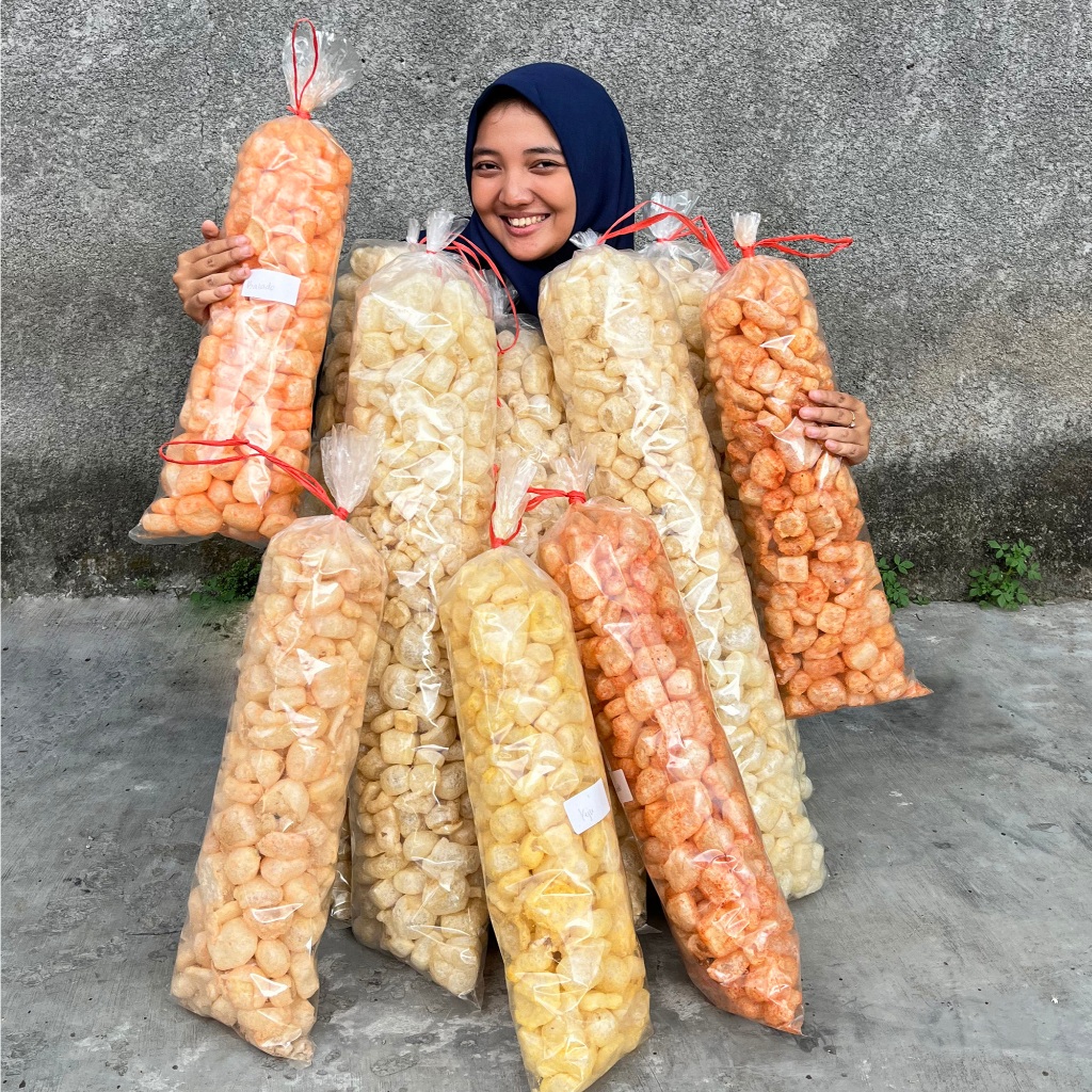 Jual Kerupuk Kulit Sapi Asli 200gr 1 BALL Dorokdok Enak Murah Halal ...