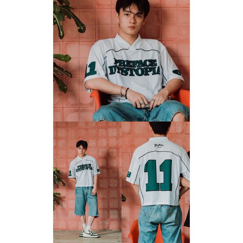 Jual PREFACE Dystopia White Jersey | Shopee Indonesia