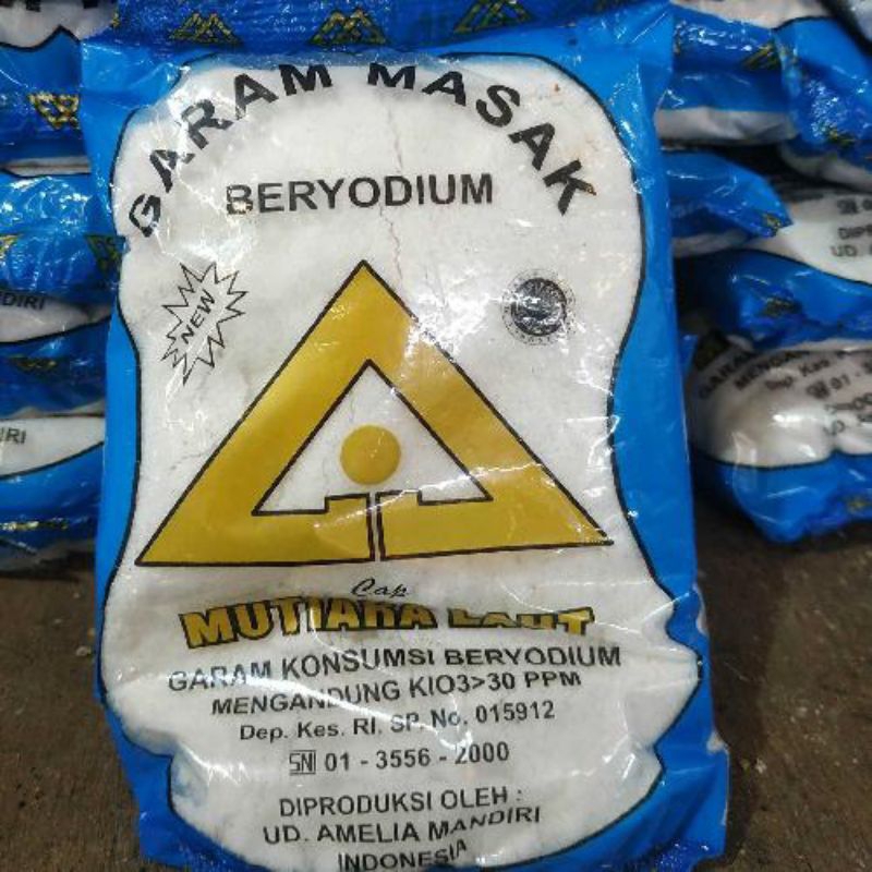 Jual promo garam dapur merk mutiara laut 100grm isi 20+3 pcs | Shopee ...